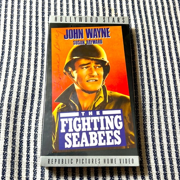 Vintage | Media | The Fighting Seabees John Wayne Vhs Sealed | Poshmark